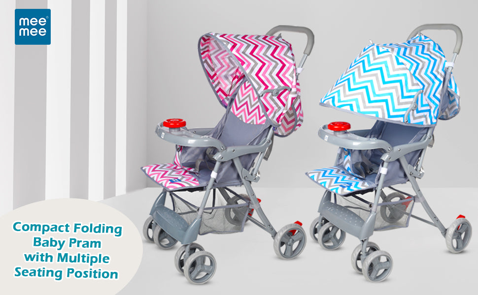 Mee Mee Baby Stroller and Pram 0 to 3 Years with Easy Feeding Tray &To ...