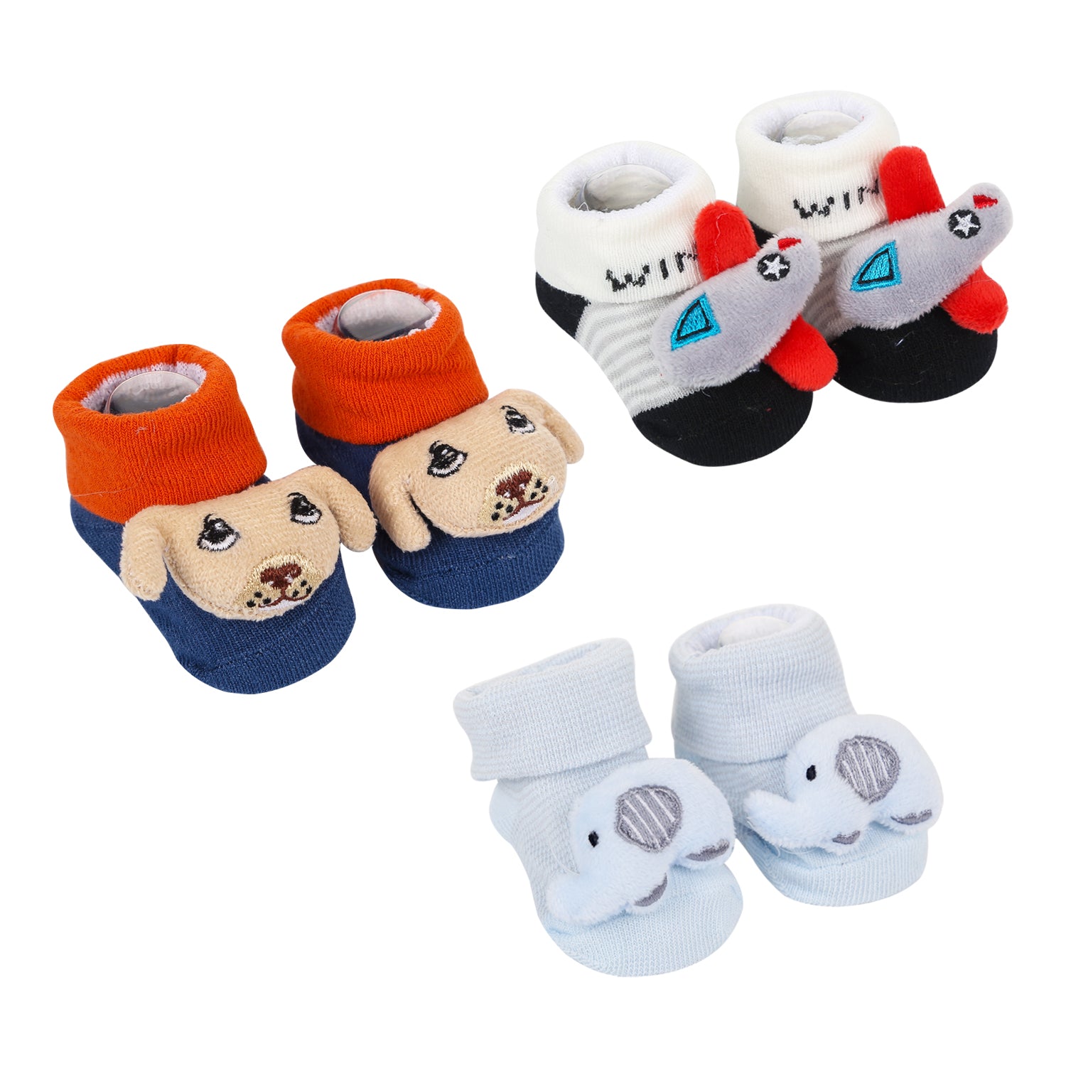 Mee Mee Cotton socks for baby | Anit - Skid, Soft, Colourful Prints Fo ...